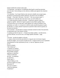 rédaction de fabliau avec quipoquo