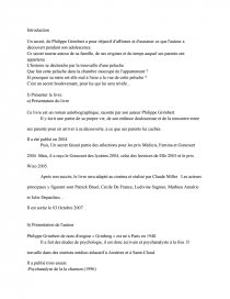 philippe grimbert un secret analyse