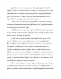 fiche de lecture comte de monte cristo