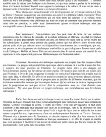 le progrès technique rend il l homme plus heureux