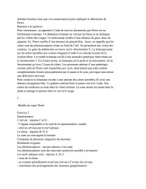 SVT Première CNED devoir 1 Le Daltonisme