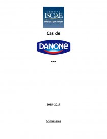 etude de cas danone pdf