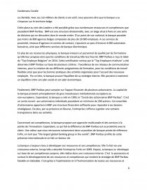 etude de cas bnp paribas