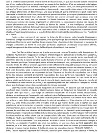 explication de texte philosophie corrigé sartre