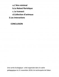 exemple de compte rendu d'une sortie ecologique PDF Cours,Exercices ...