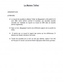 maison tellier maupassant commentaire