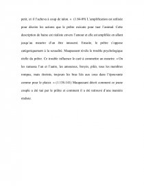 rédaction de français sur aux champs de Guy de Maupassant